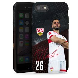 DeinDesign iPhone SE (2020) Handy Panzer Handyh&uuml;lle robuste Outdoor H&uuml;lle Schutzh&uuml;lle matt Vfb Stuttgart Deniz Undav Official Licensed Product Tough Case