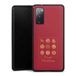 DeinDesign Galaxy S20 FE Handy Silikon H&uuml;lle Case schwarz Handyh&uuml;lle Fc Bayern M&uuml;nchen Merchandise Fcb 125 Jahre