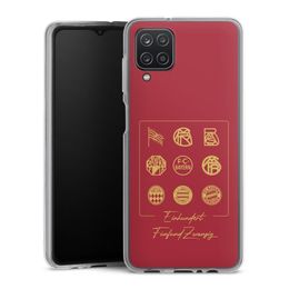 DeinDesign Galaxy A12 Handy Silikon H&uuml;lle Case transparent Handyh&uuml;lle Fc Bayern M&uuml;nchen Merchandise Fcb 125 Jahre Silikon Case