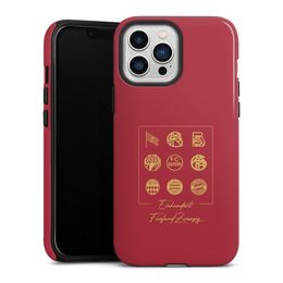 DeinDesign iPhone 13 Pro Max Handy Panzer Handyh&uuml;lle robuste Outdoor H&uuml;lle Schutzh&uuml;lle gl&auml;nzend Merchandise Fc Bayern M&uuml;nchen Fcb 125 Jahre Tough Case