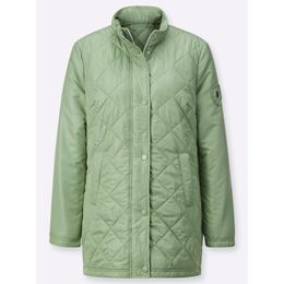 WITT Damen Steppjacke mit Rautenmuster vorne und hinten, eucalyptus, Gr&ouml;&szlig;e 22