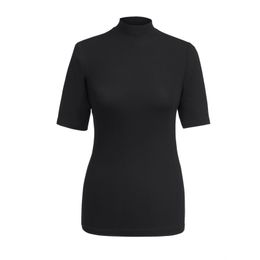 w&auml;schepur w&auml;schepur Damen Blazershirt mit Stehkragen, schwarz, Gr&ouml;&szlig;e 38