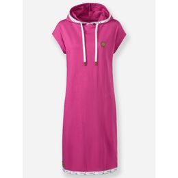 WITT Damen Jerseykleid im Baumwoll-Mix, magenta, Gr&ouml;&szlig;e 40