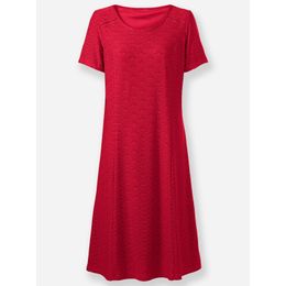 WITT Damen Jerseykleid blickdicht gef&uuml;ttert, erdbeere, Gr&ouml;&szlig;e 38