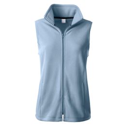 WITT Damen Fleeceweste mit Antipilling-Ausr&uuml;stung, bleu, Gr&ouml;&szlig;e 42