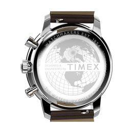 Timex Digitaluhr 'Waterbury Metropolitan' Herren Gr&ouml;&szlig;e One Size braun / silber