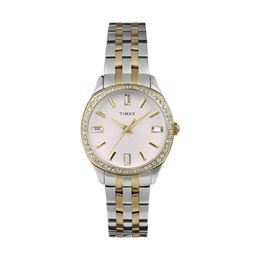 Timex Analoguhr ' Ariana ' Damen Gr&ouml;&szlig;e One Size gold / silber