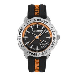 Plein Sport Analog 'Rampage' Herren Gr&ouml;&szlig;e One Size orange / schwarz / silber