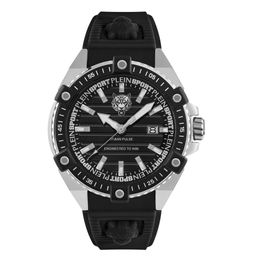 Plein Sport Uhr Herren Gr&ouml;&szlig;e One Size schwarz / silber