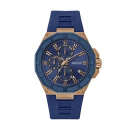 Guess Uhr Herren Gr&ouml;&szlig;e One Size dunkelblau / gold