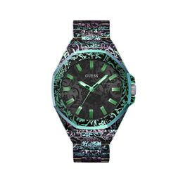Guess Uhr 'Roar' Herren Gr&ouml;&szlig;e One Size mint / flieder / schwarz