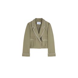 Scalpers Jacke Damen Gr&ouml;&szlig;e 34 khaki / wei&szlig;