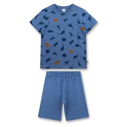 Sanetta Pyjama Jungen Gr&ouml;&szlig;e 116 marine / saphir / orange