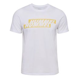 Hummel T-Shirt Herren Gr&ouml;&szlig;e M curry / wei&szlig;