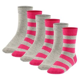 Falke Socken M&auml;dchen Gr&ouml;&szlig;e 23/26 stone / dunkelpink