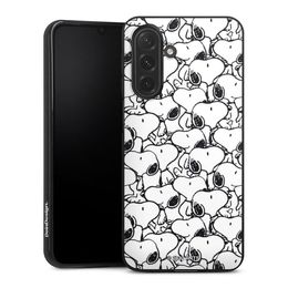 DeinDesign Galaxy A26 Handy Silikon H&uuml;lle Case schwarz Handyh&uuml;lle Peanuts Snoopy Muster