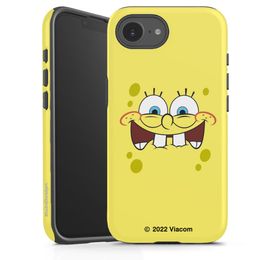 DeinDesign iPhone 16e Handy Panzer Handyh&uuml;lle robuste Outdoor H&uuml;lle Schutzh&uuml;lle matt Official Licensed Product Spongebob Kindheit Tough Case