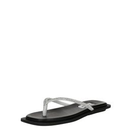 Steve Madden Zehentrenner 'Saint' Damen Gr&ouml;&szlig;e 41 silber