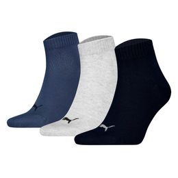 Puma Socken Damen Gr&ouml;&szlig;e 43/46 blau / grau / schwarz