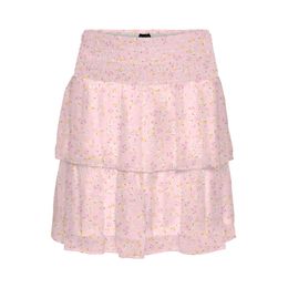 Vero Moda Petite Rock 'VMSMILLA' Damen Gr&ouml;&szlig;e 32 gr&uuml;n / rosa / altrosa / wei&szlig;