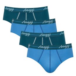 Sloggi Slip Herren Gr&ouml;&szlig;e XL azur / petrol / wei&szlig;