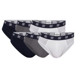 CR7 Cristiano Ronaldo Cr7 - Cristiano Ronaldo Slip Herren Gr&ouml;&szlig;e XXL dunkelblau / dunkelgrau / wei&szlig;