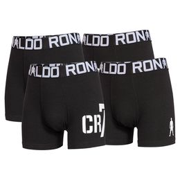 CR7 Cristiano Ronaldo Cr7 - Cristiano Ronaldo Boxershorts Jungen Gr&ouml;&szlig;e 104/110 schwarz / wei&szlig;