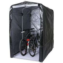 Fahrradgarage MCW-N61, Foliengarage Aufbewahrungsgarage Garagenzelt, Alu UV-Schutz wasserfest, 201x121x201cm ~ anthrazit