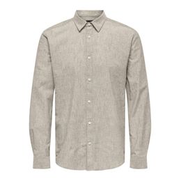 Only & Sons Only & Sons Hemd 'Casey' Herren Gr&ouml;&szlig;e XS graumeliert