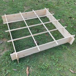 NYVI Pflanzbeet NYVIGreen 116x116 cm Natur - Gartenbeet mit Unkrautvlies