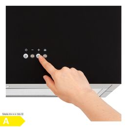 Klarstein Structura Inselabzugshaube Abluft 624 m&sup3;/h max. LED-Licht Edelstahl