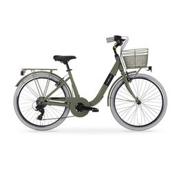 MBM Citybike PEOPLE Lady 26 Zoll, oliv