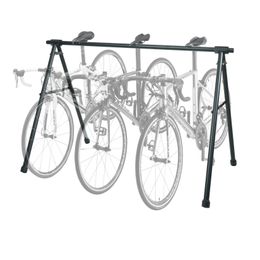 Fahrrad-Sattelst&auml;nder MCW-K39, Fahrradst&auml;nder Aufh&auml;ngeb&uuml;gel, Metall pulverbeschichtet 114x170x114cm ausziehbar ~ schwarz