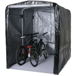 Fahrradgarage MCW-N61, Foliengarage Aufbewahrungsgarage Garagenzelt, Alu UV-Schutz wasserfest, 201x157x201cm ~ anthrazit