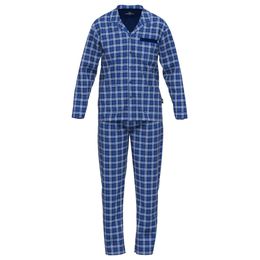 G&ouml;tzburg G&ouml;tzburg Pyjama Herren Gr&ouml;&szlig;e XXL blau / navy / wei&szlig;