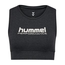 Hummel Sporttop 'Pulse' Damen Gr&ouml;&szlig;e XS schwarzmeliert / wei&szlig;