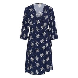 Love Copenhagen Kleid 'Luda' Damen Gr&ouml;&szlig;e 42 navy / wei&szlig; Winterkleid