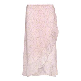 Vero Moda Petite Rock 'VMSMILLA' Damen Gr&ouml;&szlig;e 32 curry / rosa / altrosa / wei&szlig;