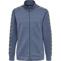 Hummel Sportsweatjacke 'Move Classic' Damen Gr&ouml;&szlig;e S taubenblau / greige