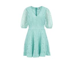WE Fashion Kleid Damen Gr&ouml;&szlig;e 38 aqua Winterkleid