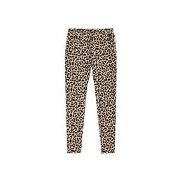 WE Fashion Leggings M&auml;dchen Gr&ouml;&szlig;e 98/104 beige / kitt / schwarz