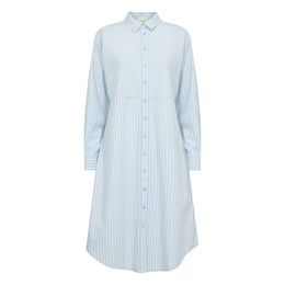 Cream Blusenkleid 'CRNadela' Damen Gr&ouml;&szlig;e 36 hellblau / wei&szlig; Sommerkleid