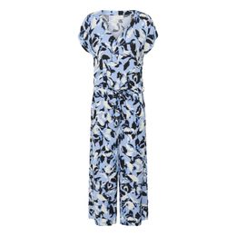 Kaffe Jumpsuit 'Mira' female size S Light blue / Black / White