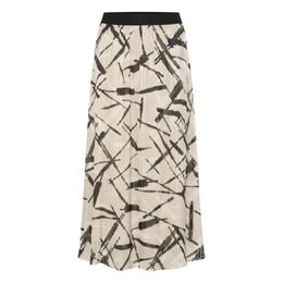Kaffe Rock 'Archy' Damen Gr&ouml;&szlig;e 44 beige / schwarz