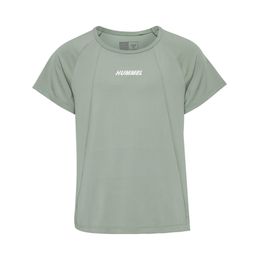 Hummel Sportshirt M&auml;dchen Gr&ouml;&szlig;e 104 pastellgr&uuml;n / wei&szlig;