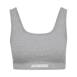 Hummel Sport-BH 'Eletal' Damen Gr&ouml;&szlig;e XXL graumeliert / wei&szlig;