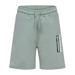Hummel Shorts 'Tukas' Jungen Gr&ouml;&szlig;e 122 pastellgr&uuml;n / wei&szlig;