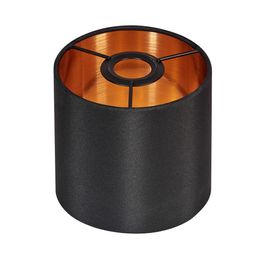 hofstein Alsen Lampenschirm 12 cm Kupferfarben, Schwarz