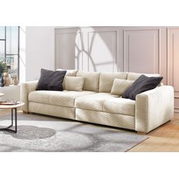 Jockenh&ouml;fer Big-Sofa JOCKENH&Ouml;FER GRUPPE "Maxi", beige (beige 426, 07), B:289cm T:118cm, Korpus: 100% Polyester;Kissen: 100% Polyester, Sofas, Big-Sofa, Federkernpolsterung, inklusive 8 Kissen
