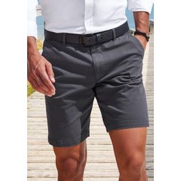 H.I.S. H.I.S Herren Chinoshorts, anthrazit, Größe 34